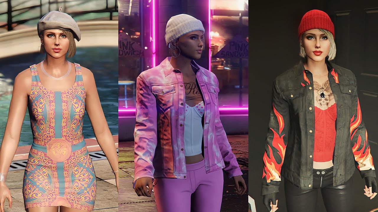 Gta 5 Cute Female Outfits Youtube