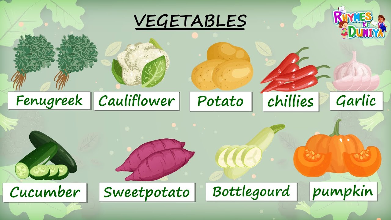 Vegetable Names Made Easy: Fun Learning for Kids! Let's Get Veggie! Fun ...