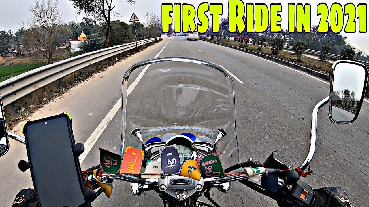 My first ride in 2021 - YouTube
