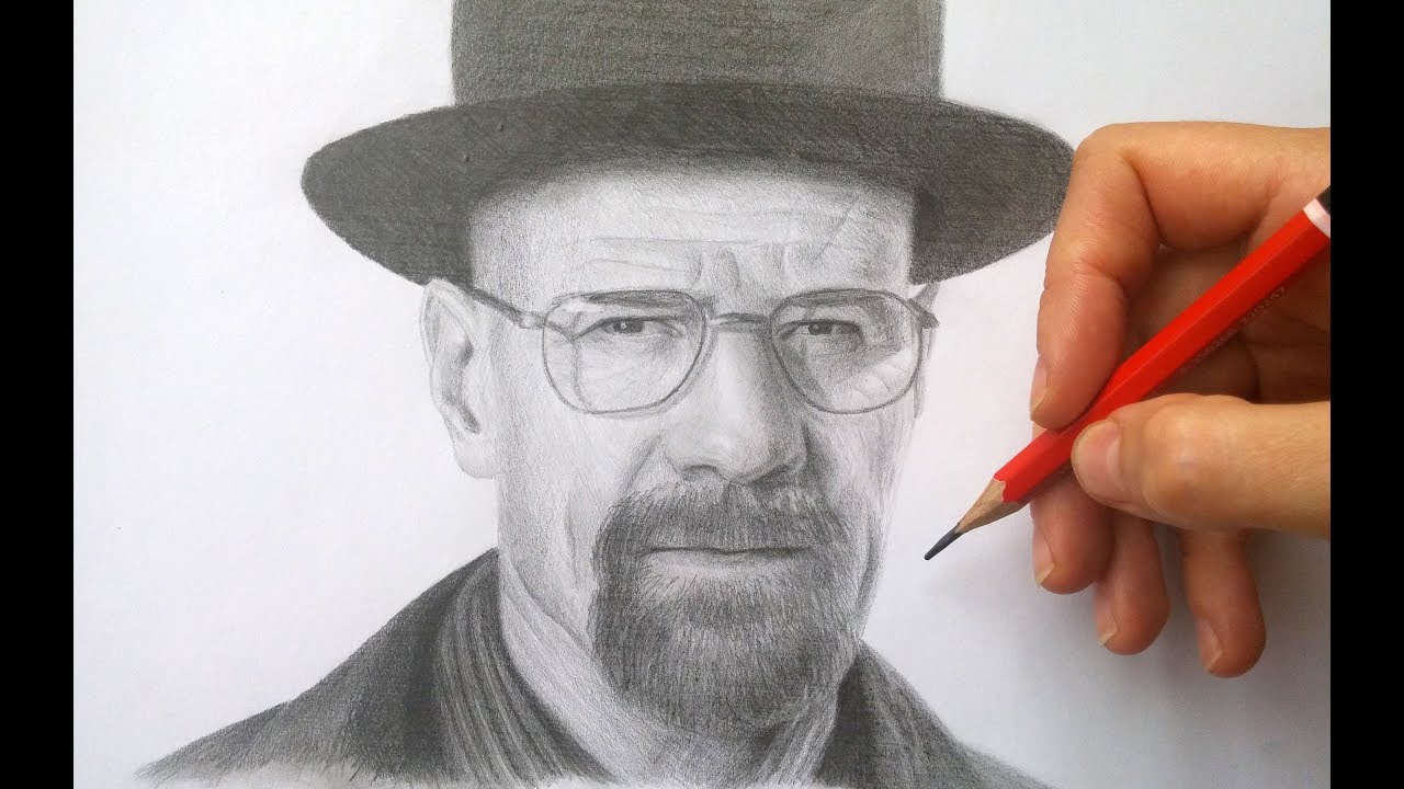 DRAWING PORTRAIT || breaking bad - YouTube
