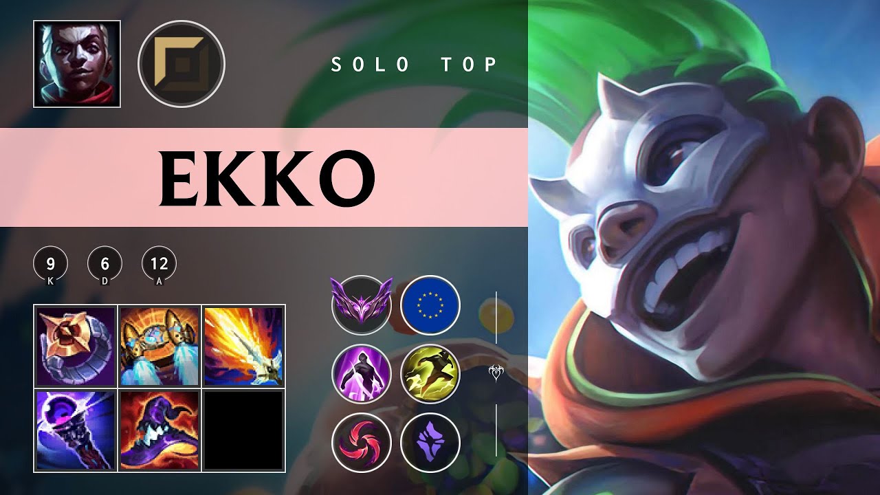 Ekko Top vs Fiora - EUW Master Patch 25.22 - YouTube