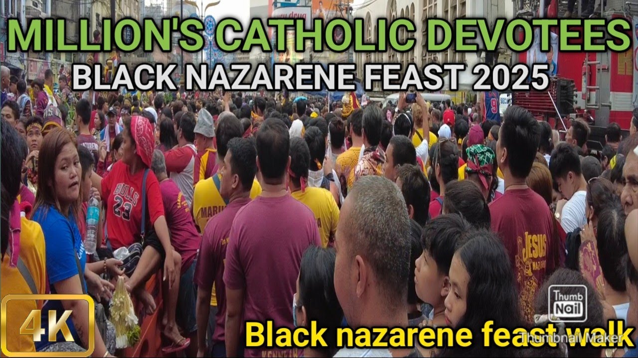 Million's of Catholic Devotees Join During The Black Nazerene Feast in ...