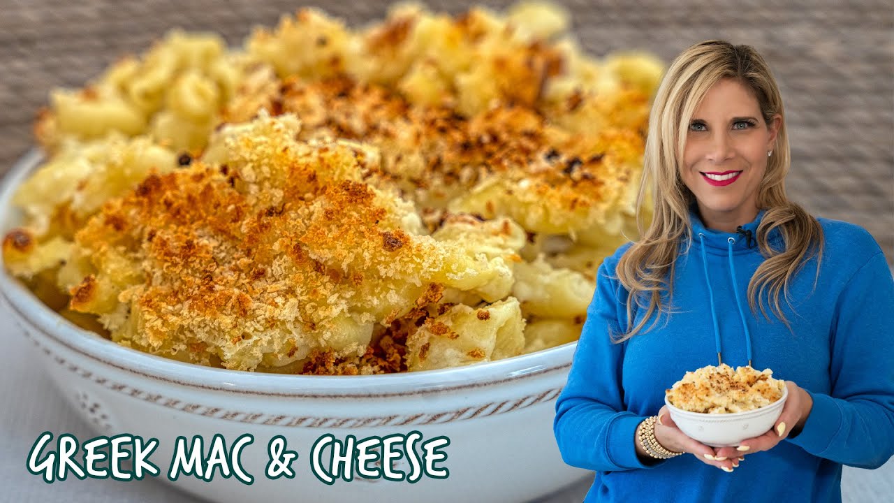 Creamy and Delicious Homemade Greek Mac and Cheese - YouTube