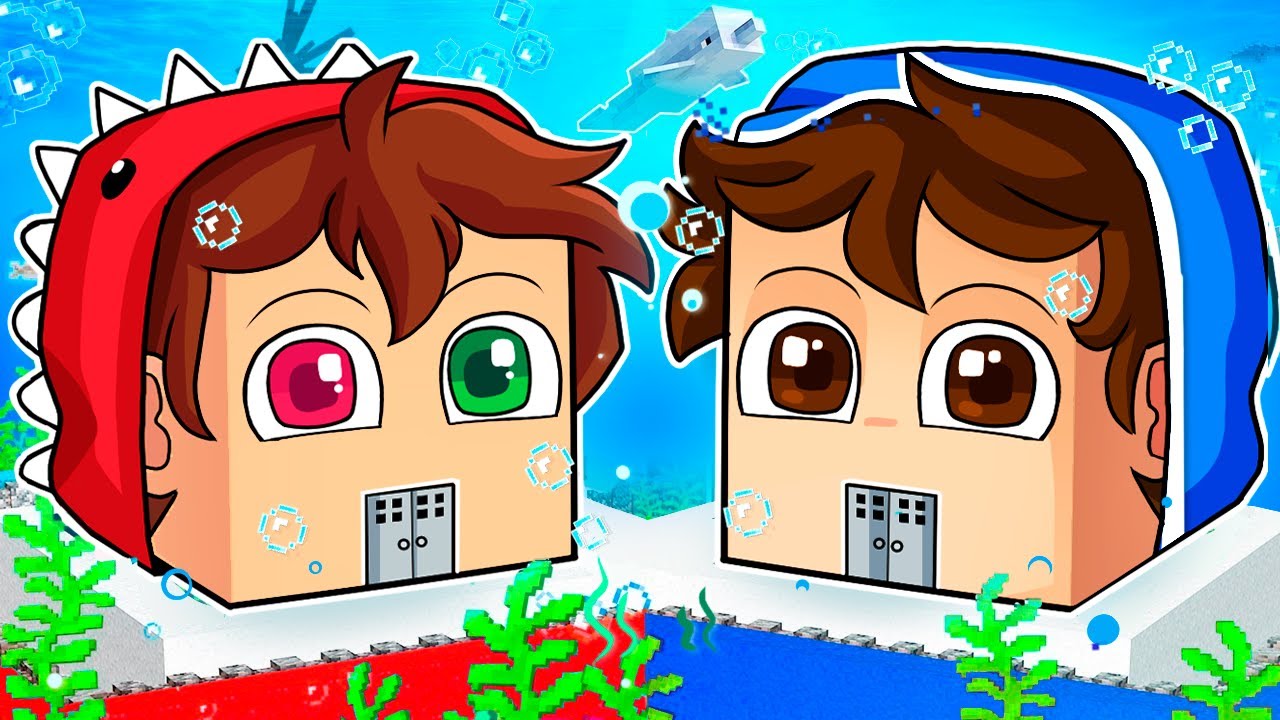 Sparta vs Raptor: Batalla de Construcciones BAJO EL AGUA en Minecraft!🏡 ...