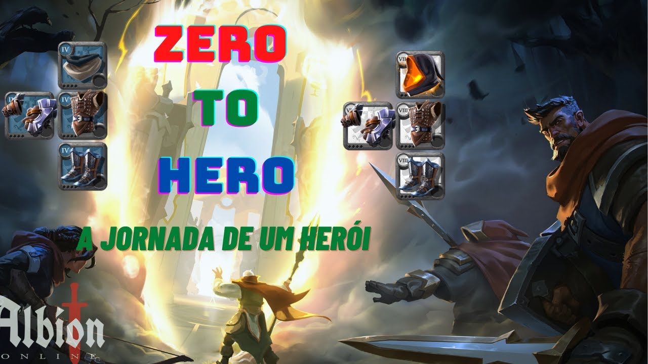 ALBION ONLINE : A JORNADA DE UM HERÓI| ZERO TO HERO #albiononline # ...