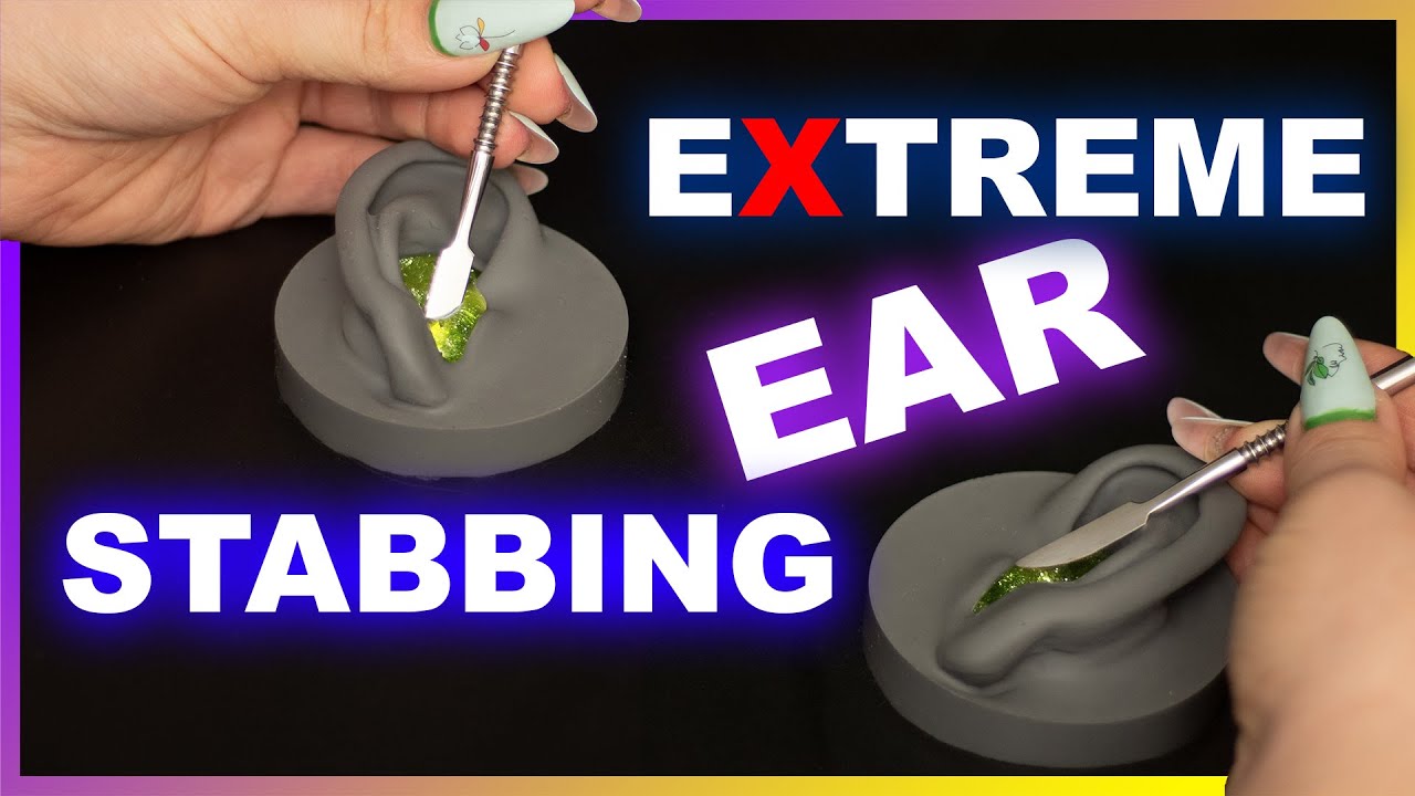 ASMR Extreme Ear Stabbing (No Talking) Intense Tingles - YouTube