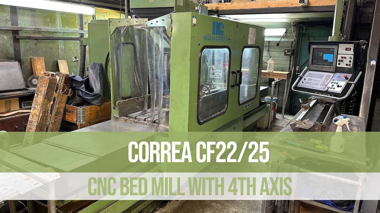 CORREA CF22/25 Bed Mill - YouTube