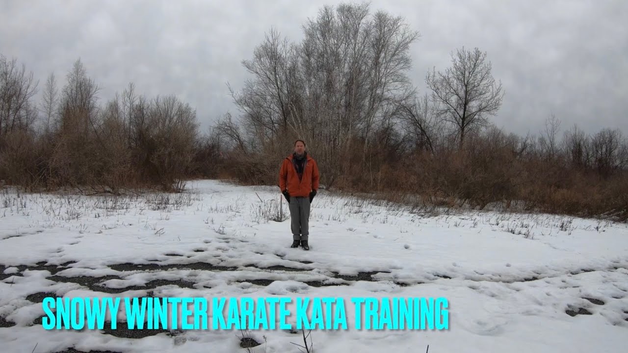 Uechi-Ryu Winter Karate Kata Training - YouTube