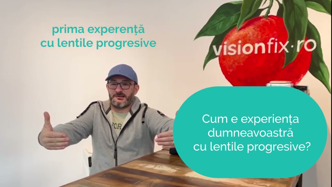 Prima experienta cu lentile progresive - YouTube