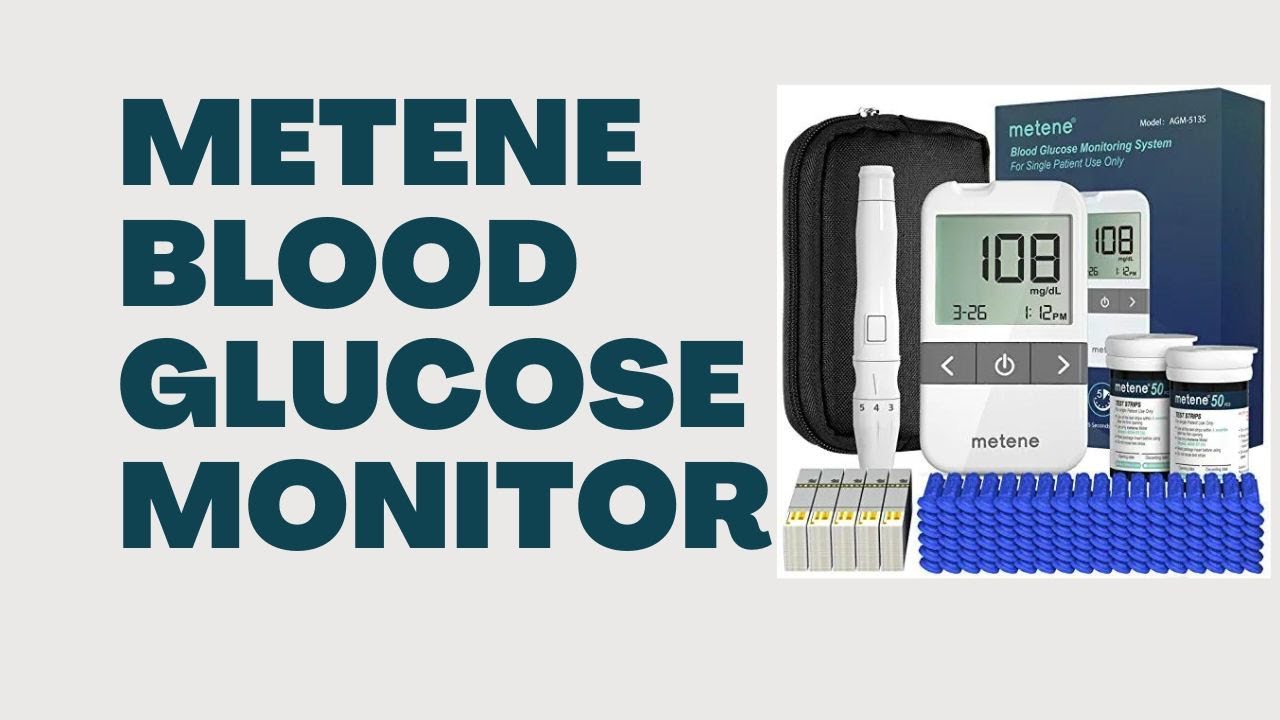 How to Use a Glucometer at Home (Metene Glucose Meter) - YouTube