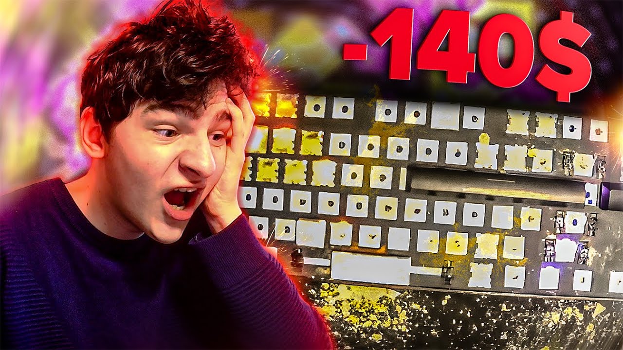 How I BROKE My Keyboard In The DUMEST Way Possible - YouTube