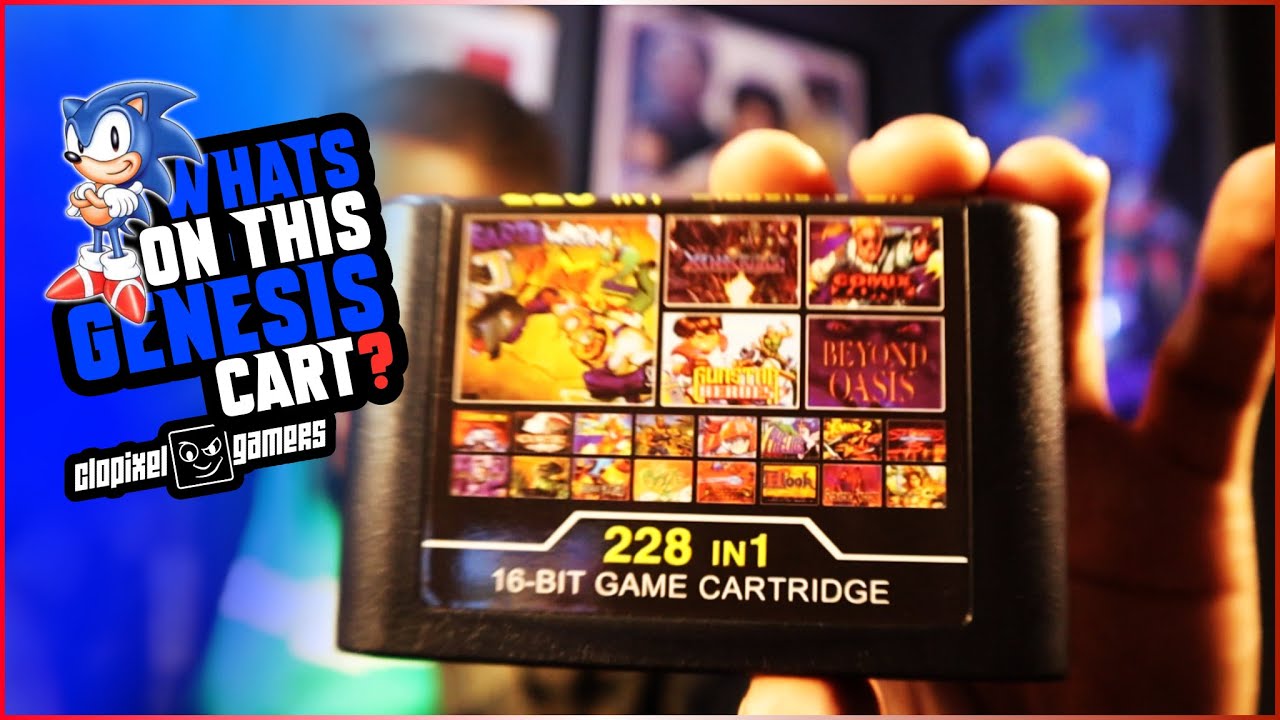 I found a Multi - Cart I really like! 🕹️ 228 games in 1 Sega Genesis ...