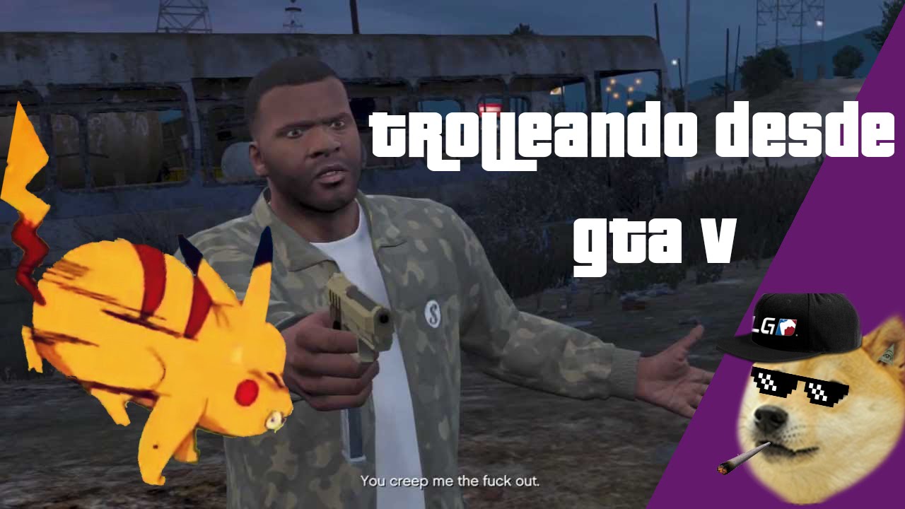 GTAV || USA EMBESTIDA PIKACHU !!! - YouTube