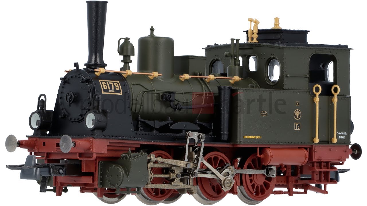 Roco 70035 / 70036 Dampflok Gattung T3 6179 K.P.E.V. | Spur H0 - YouTube
