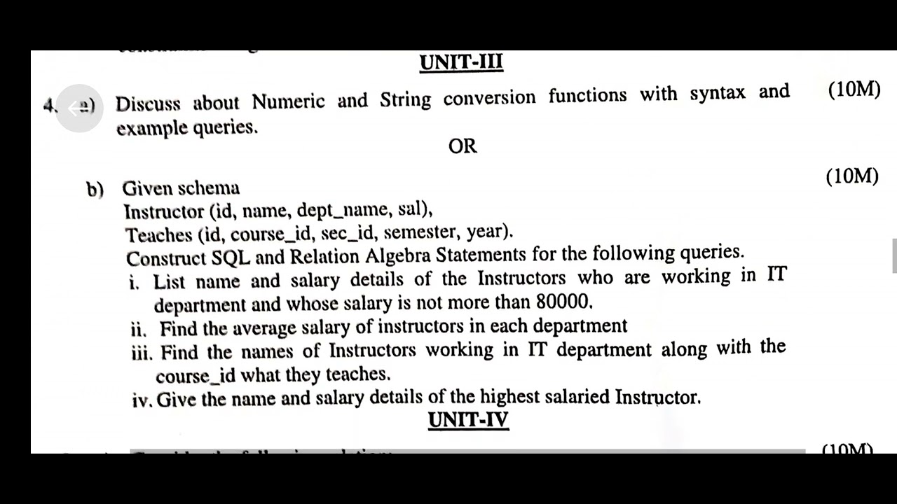 Data base management systems - jntuk r23 - 2nd btech 2nd sem - cse , it ailm , cs , ai etc ...