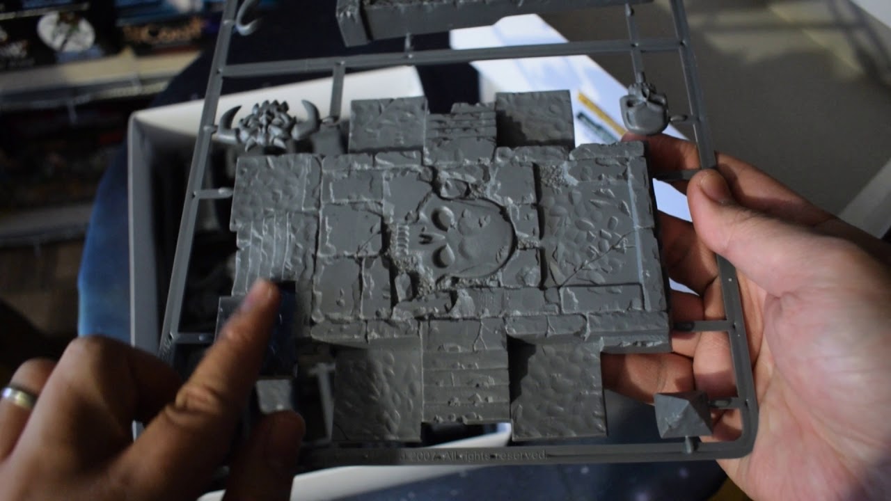 Games Workshop Scenery Lake Town House and Arcane Ruins - YouTube