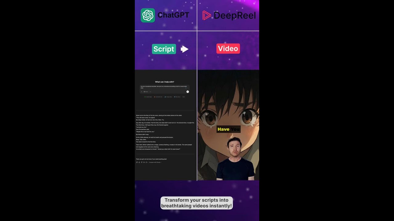 From ChatGPT Script to Breathtaking Video—INSTANTLY! - YouTube