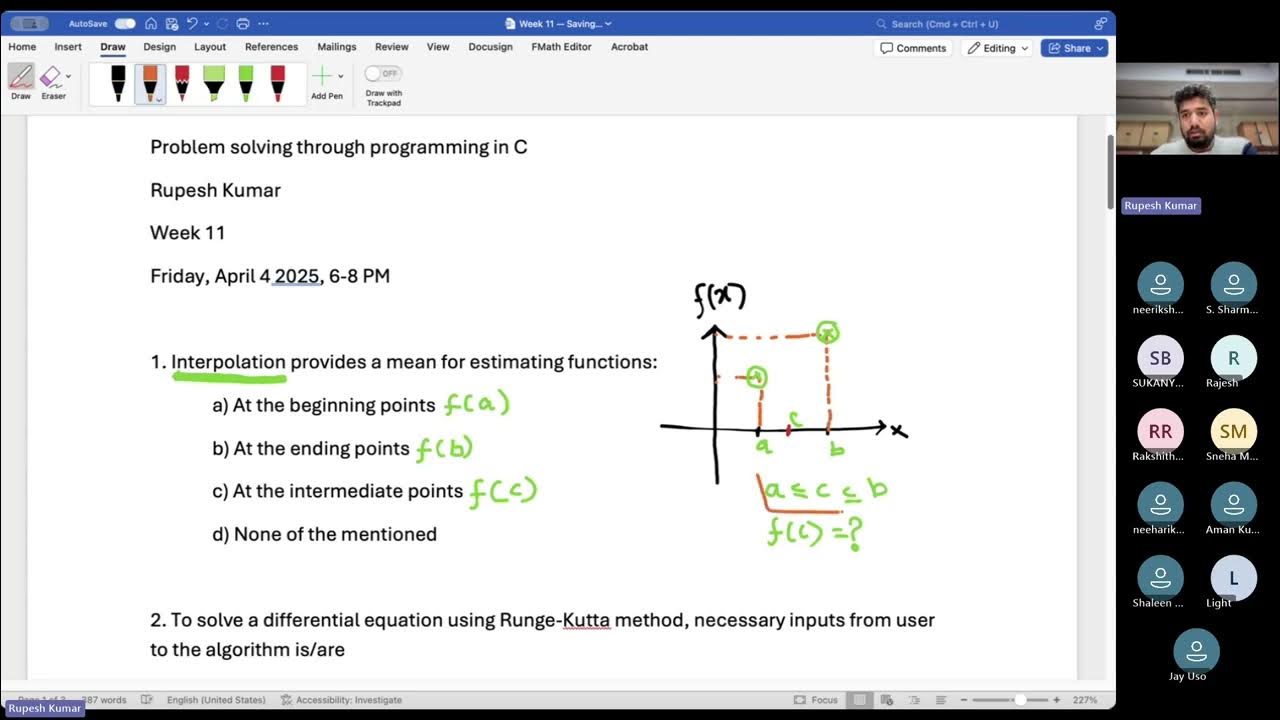 NPTEL Tutorial: noc25 cs56 Problem solving through programming in C - Session 11 - YouTube