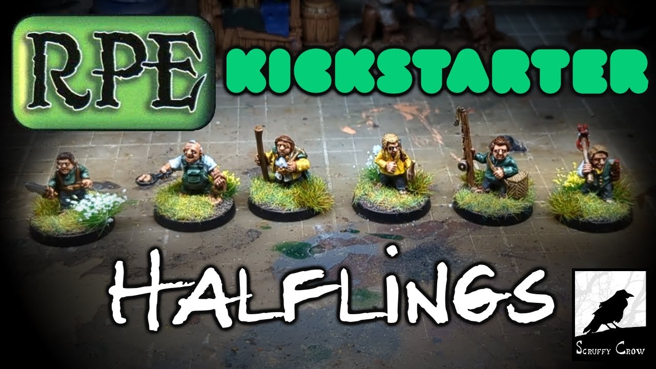 Halflings from Halflings and Goblins! Kicksatater by RPE Miniatures and ...