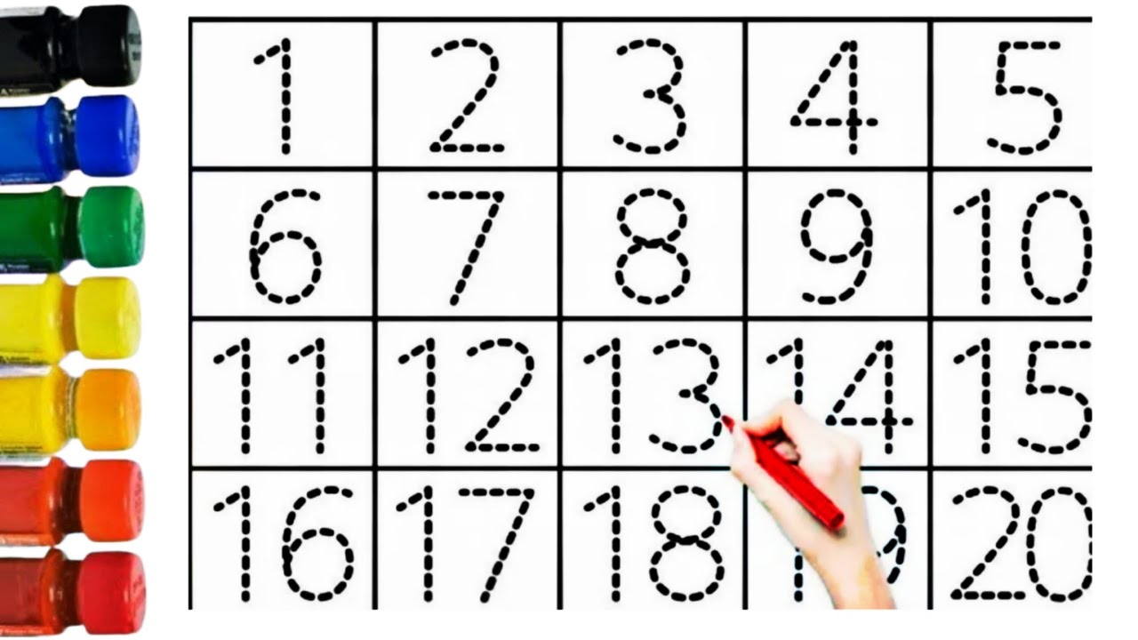 123 learning forkids | 123 numbers | 123 numbers Names | 1 to 20 ...