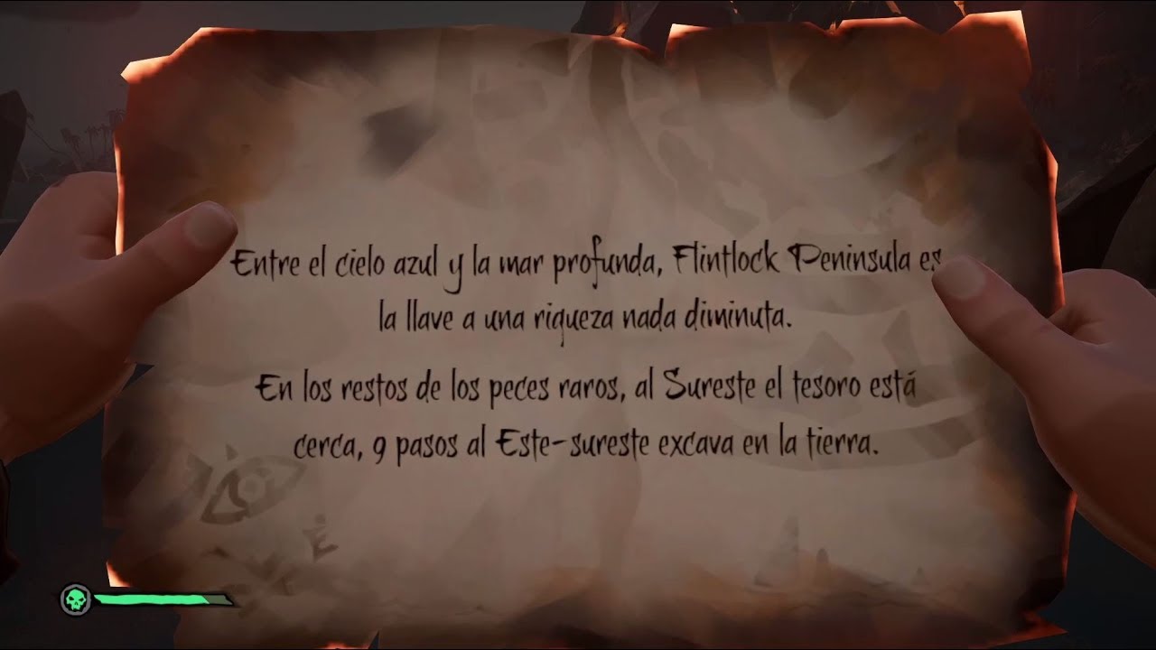 Sea of Thieves - Acertijo Flintlock Peninsula - Entre el cielo azul y ...