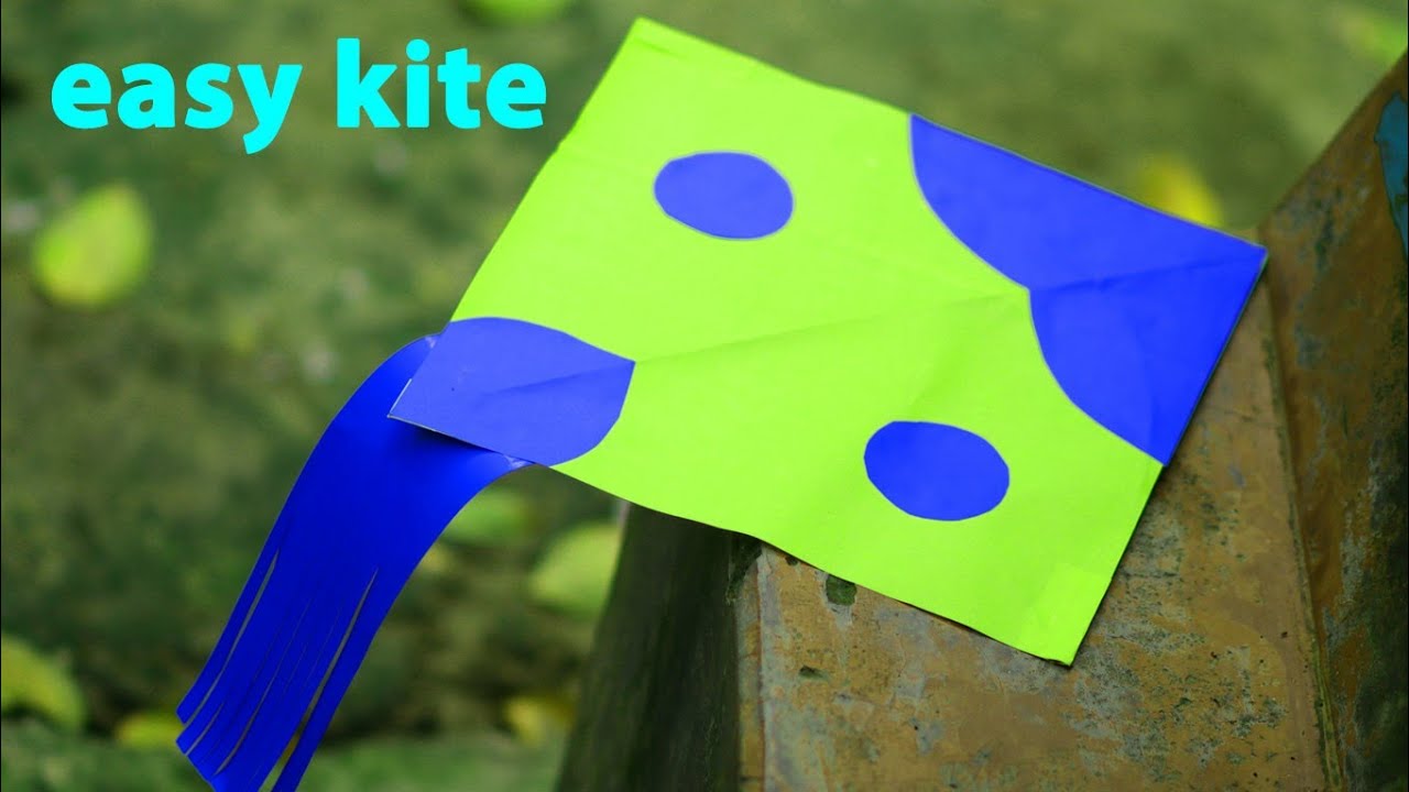 Most beautiful kite making || how to make colourful kite || kite flying ...