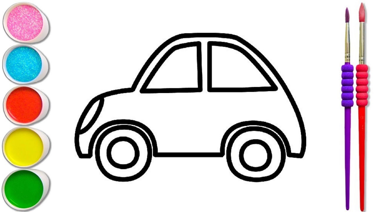 How to Draw a Small Car for Beginners Step by Step - YouTube