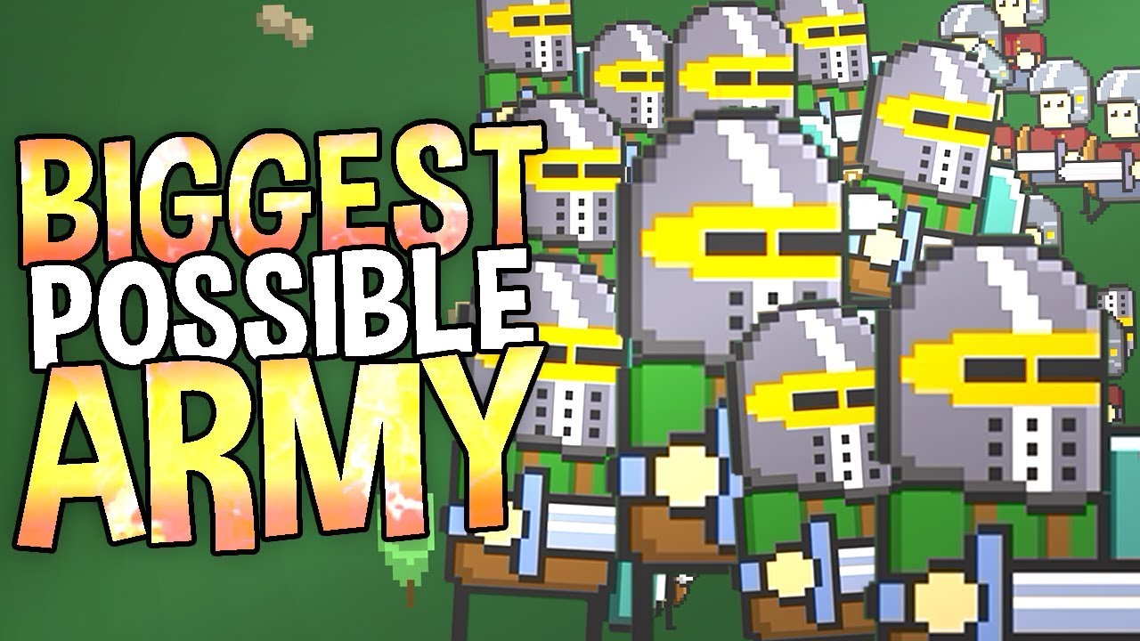 I'M THE BIGGEST! Biggest Possible Army - Tiny Battle Simulator Gameplay - YouTube