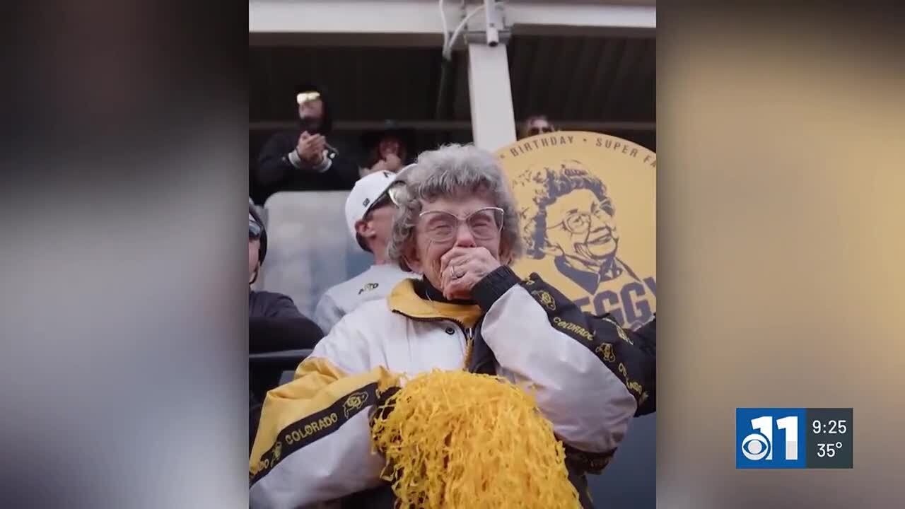 CU superfan Peggy turns 100 Wednesday! - YouTube