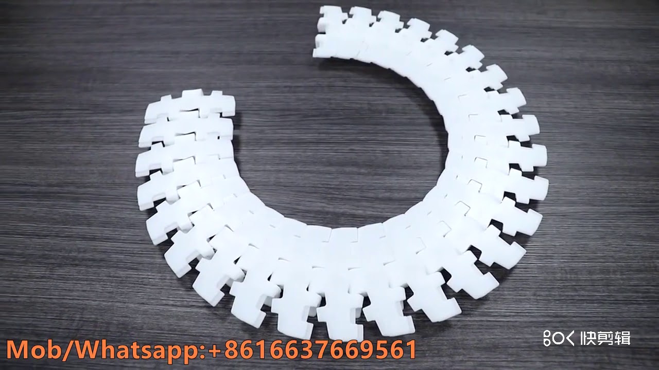 plastic modular chain - YouTube