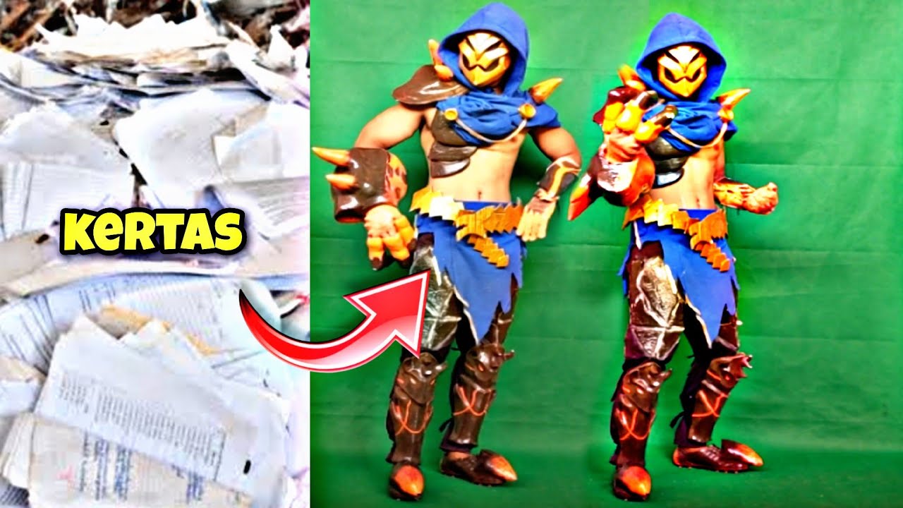 Cosplay Aldus Dari Kertas!! 2 Bulan Bikin ini doang #mlbb - YouTube