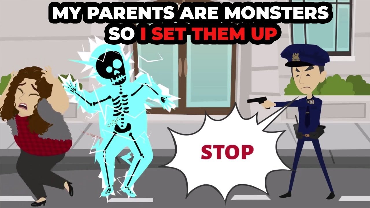 My parents are monsters so I set them up #storyanimated #Animation ...
