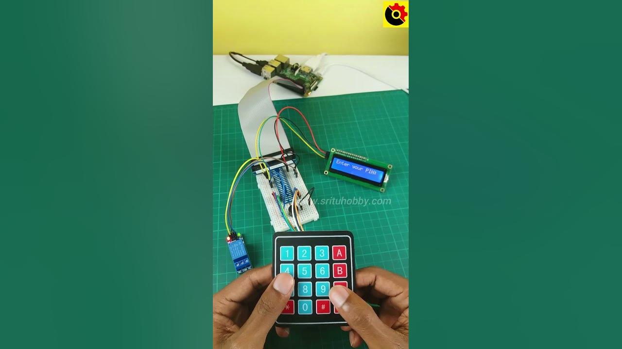 Raspberry Pi Pico door lock system with 4 * 4 keypad module - YouTube