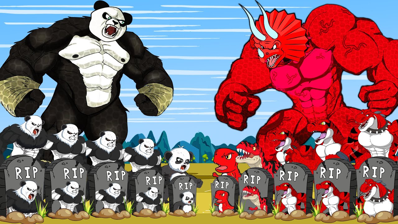 KUNG FU PANDA 4 vs DINOSAURS TRICERATOPS, T-REX: Monsters Ranked From ...