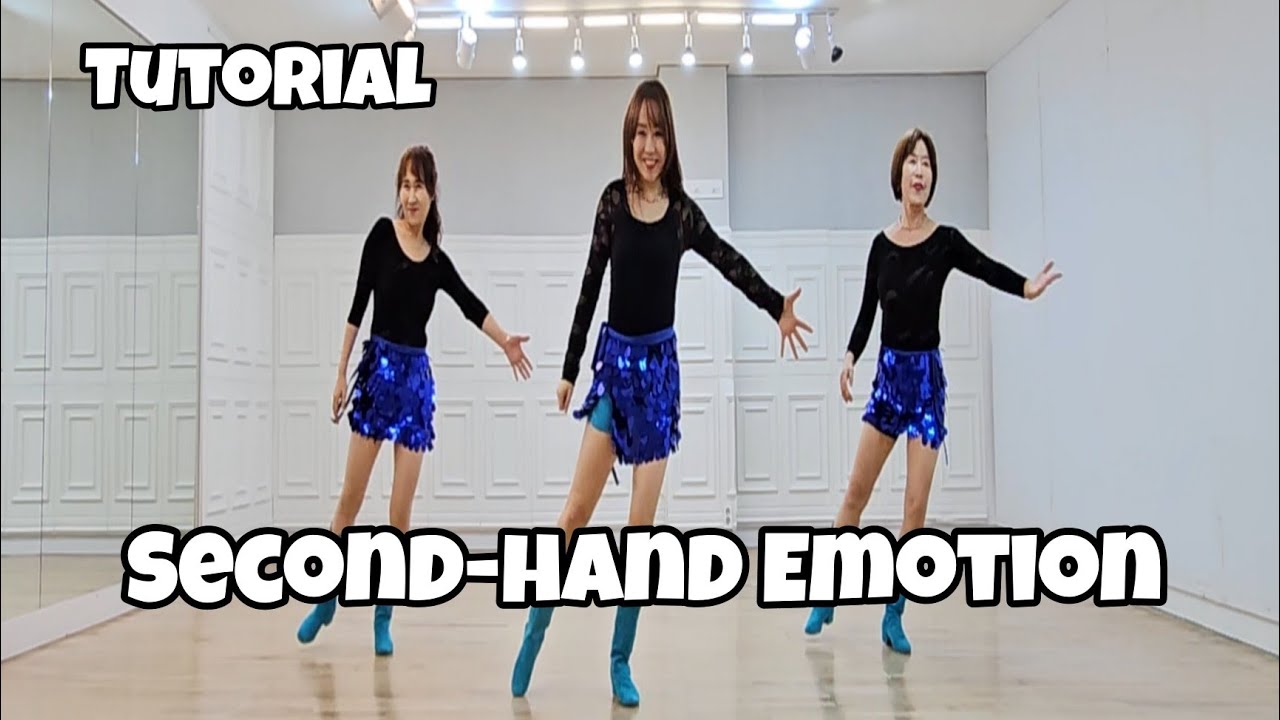 Second-hand Emotion - Line Dance (Tutorial) - YouTube