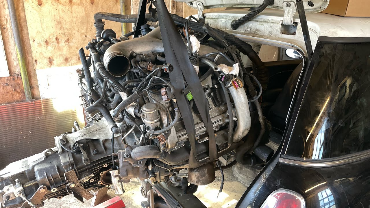 TURBO V6 RWD MINI - ENGINE NEARLY FITS ! - YouTube