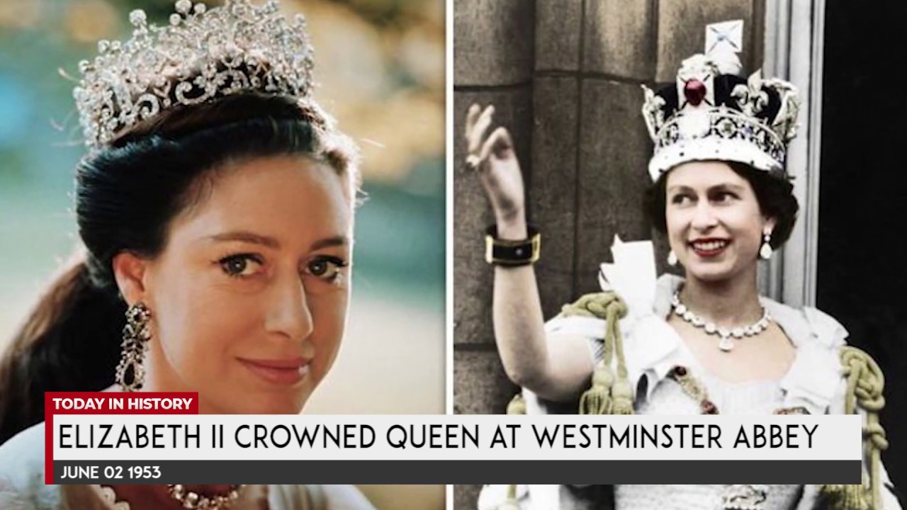 ELIZABETH II CROWNED QUEEN AT WESTMINSTER ABBEY - YouTube