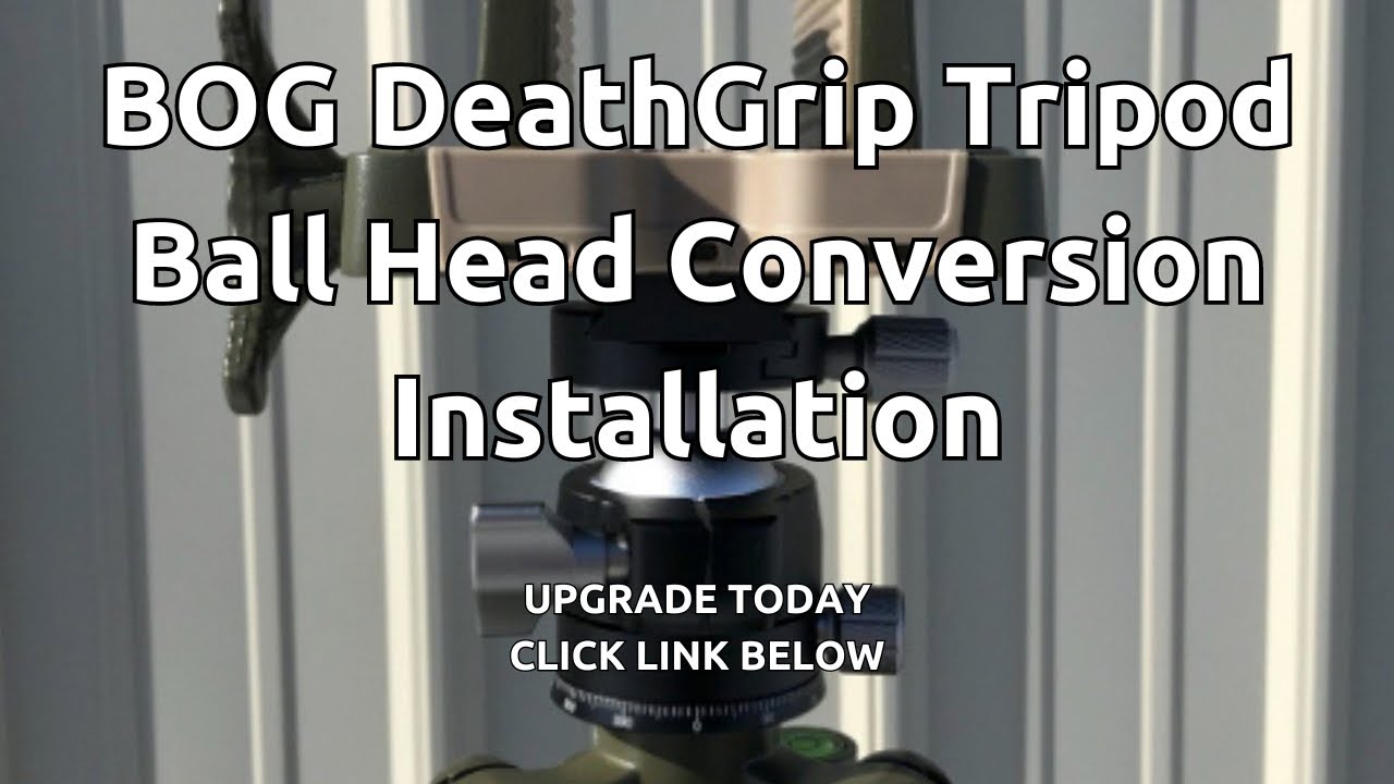 BOG DeathGrip Tripod Ball Head Conversion Upgrade Installation - YouTube