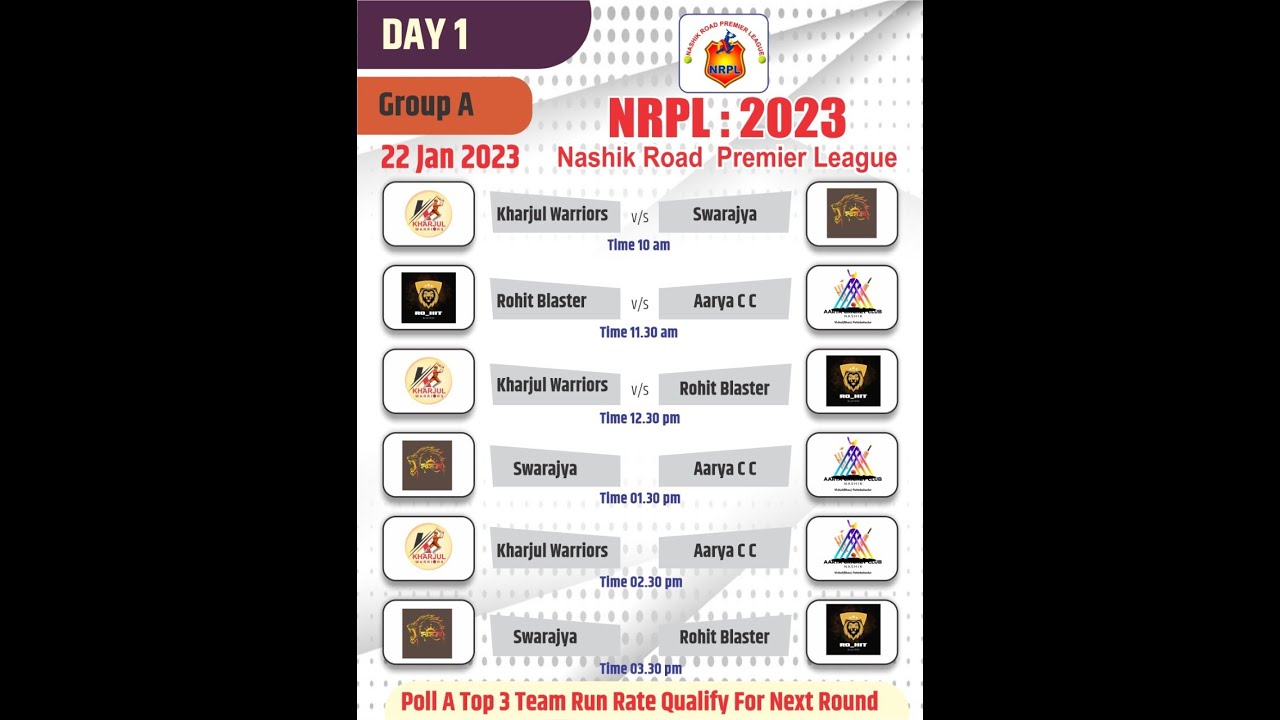 NRPL 2023 NASHIK ROAD (DAY1) - YouTube