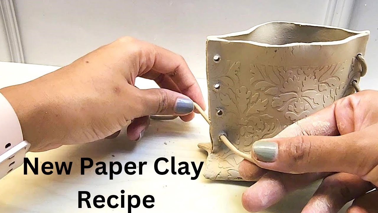 Best Paper clay recipe stronger and sturdier - YouTube