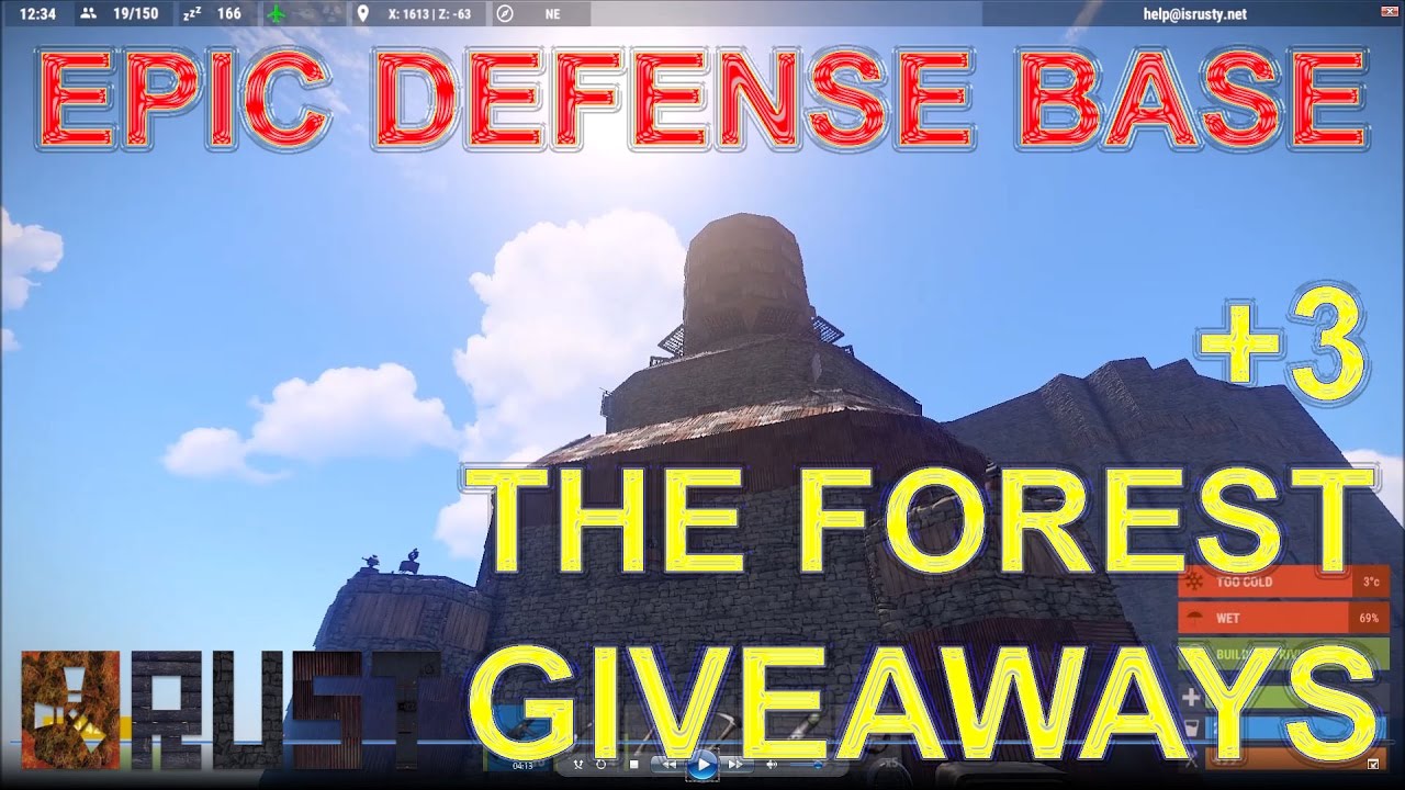 Rust Epic Defense Solo / Clan Massive Unraidable Base Tour +3 The ...