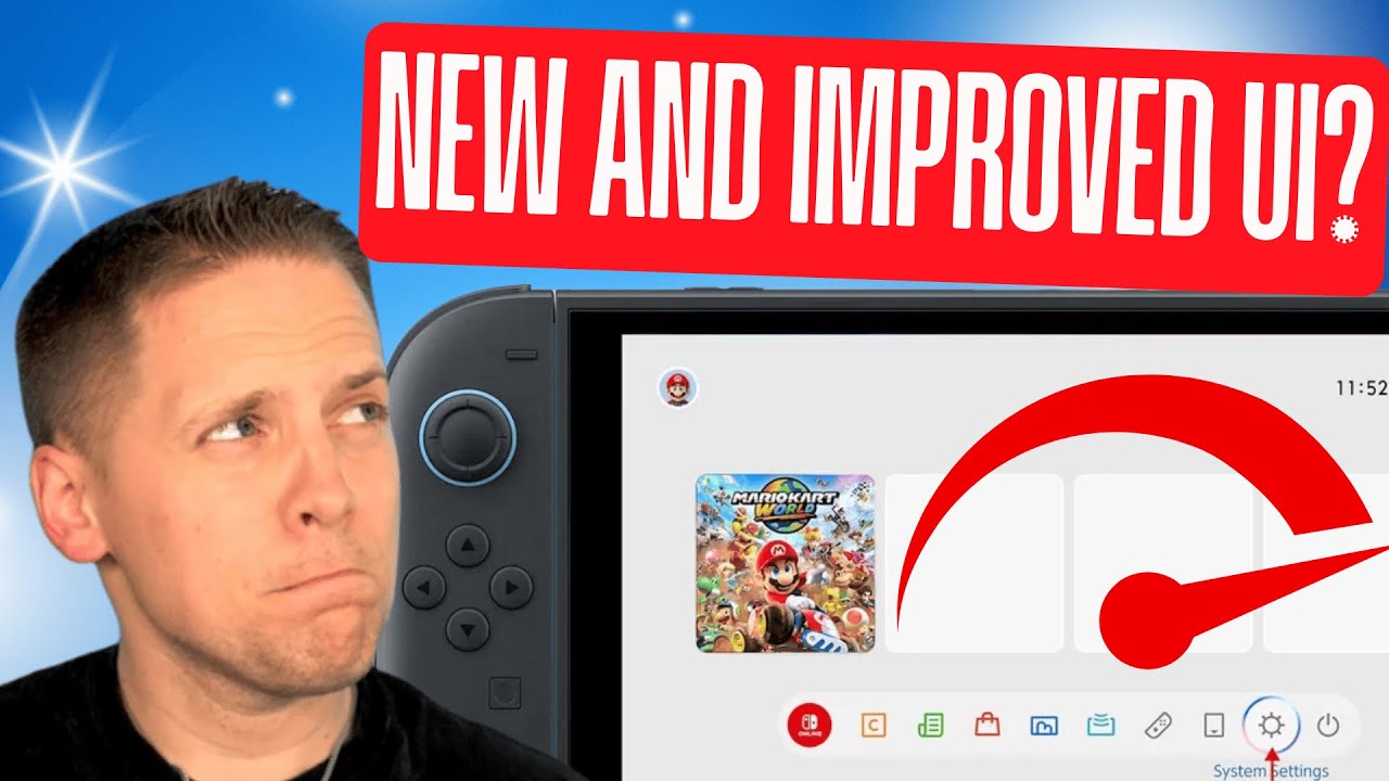 How big of an improvement is the Switch 2 User Interface? - YouTube