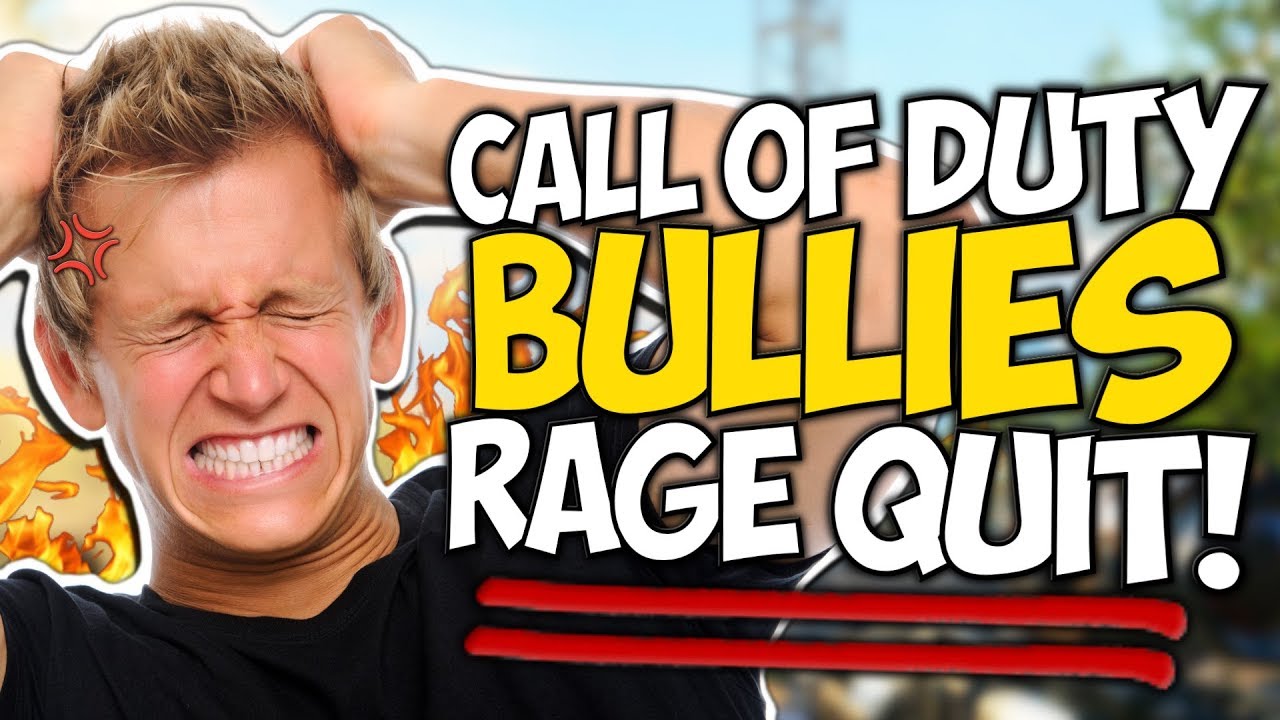 How To MAKE Call of Duty BULLIES RAGE QUIT! - YouTube
