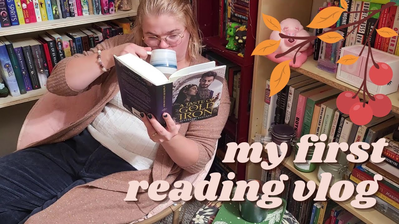 My First Reading Vlog and it's Very Queer! | A Taste of Gold and Iron ...