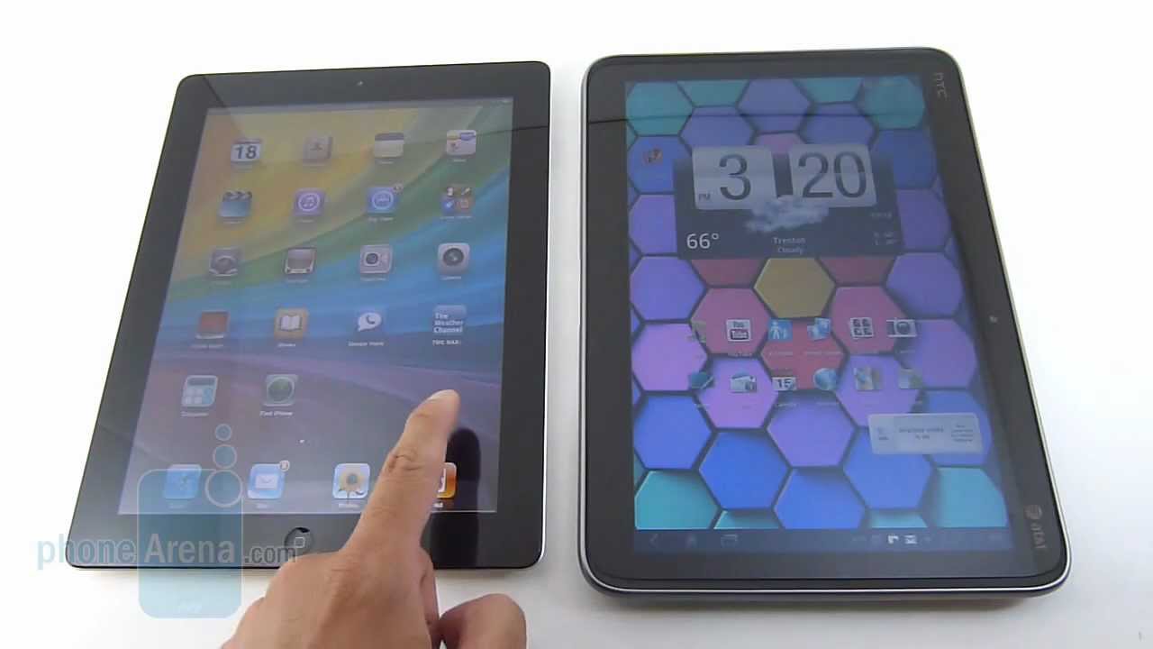 HTC Jetstream vs Apple iPad 2 - YouTube