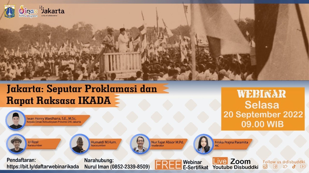 Webinar Publikasi Aktivitas Kebudayaan berjudul. Jakarta: Seputar ...
