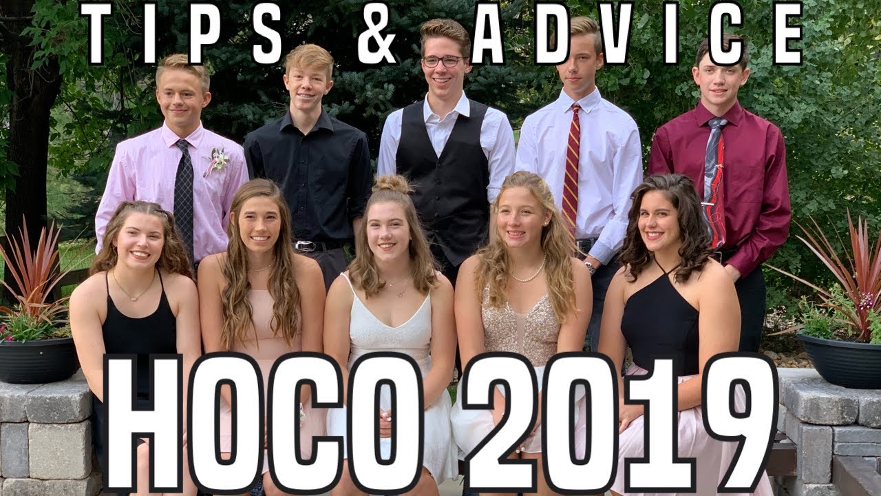 TIPS & ADVICE FOR HOCO 2019 - YouTube