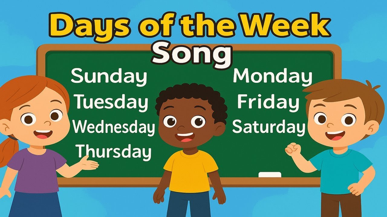 Days of the Week Song for Kids | Learn the Days with Fun Music ...