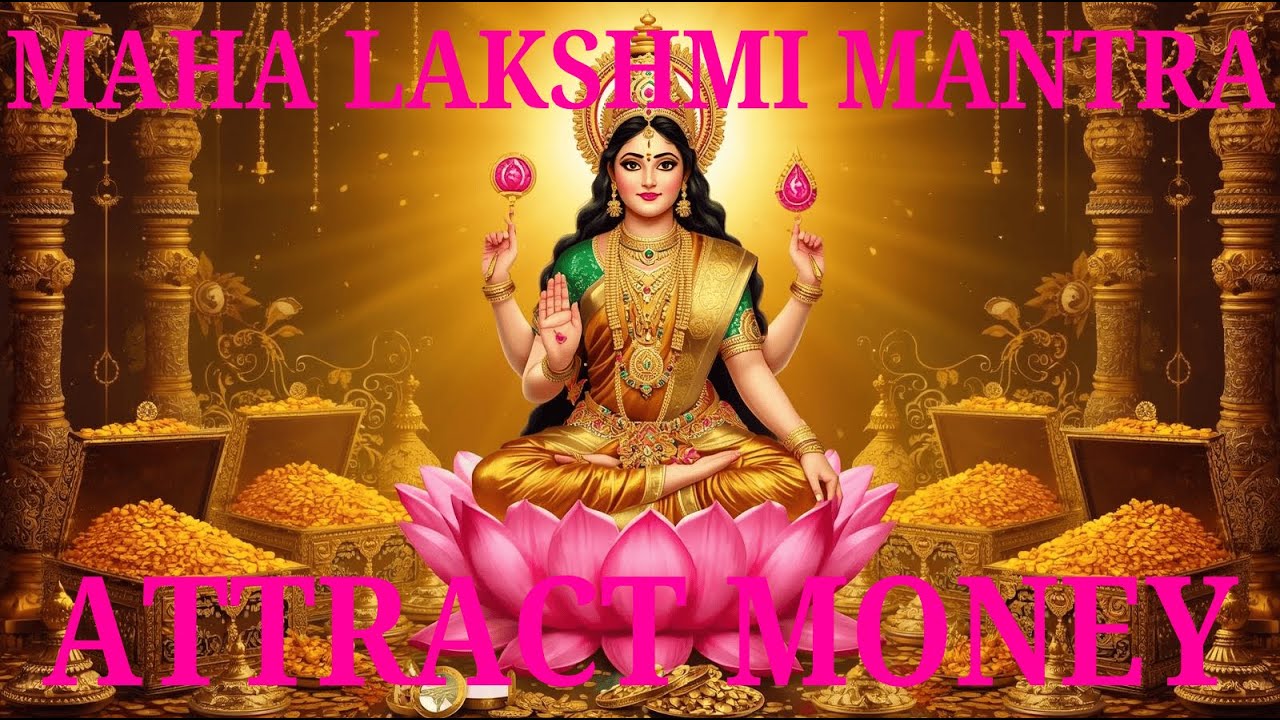MONEY | MAHA LAKSHMI MANTRA | MOST POWERFUL | Attract Wealth, Fortune ...