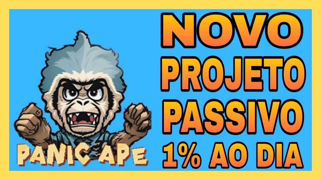 [PANIC APE] LANÇAMENTO DO JOGO! OPORTUNIDADE? 1% AO DIA? - YouTube